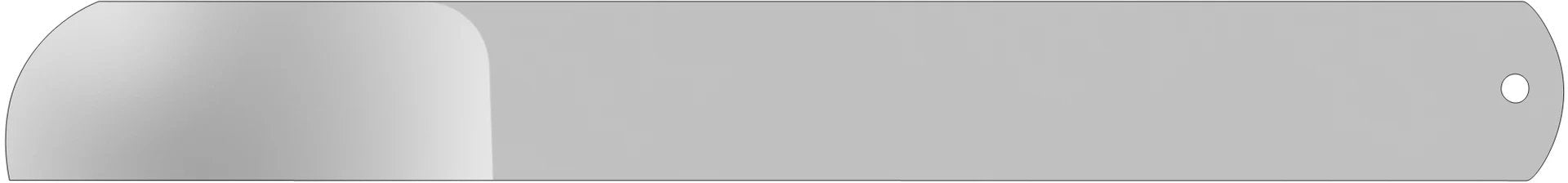 Hyde Tolls 62720 Mill Blade (BG71A) Flat Grind, 6-1/2" x 3 — the Hyde Store