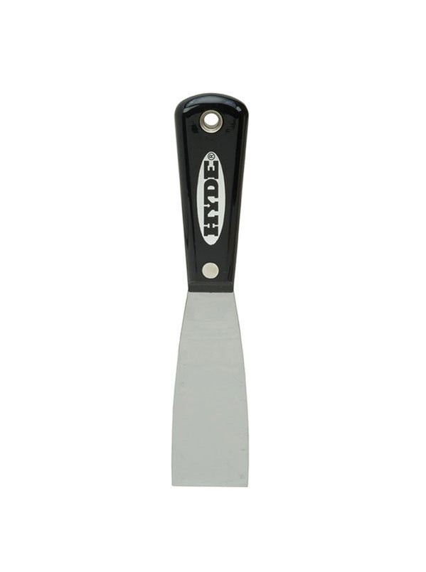 Hyde Tools 02150 Black & Silver® 1-1/2” Stiff Putty Knife/Scraper - H-02150 - the Hyde Store ...