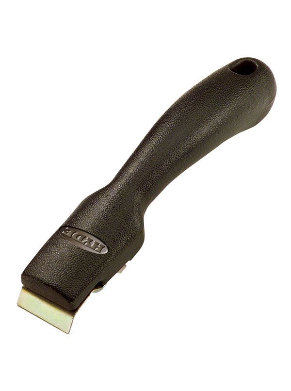 Hyde Tools 10500 Black & Silver® Lifetime 2-Edge Scraper, 1” | the Hyde ...